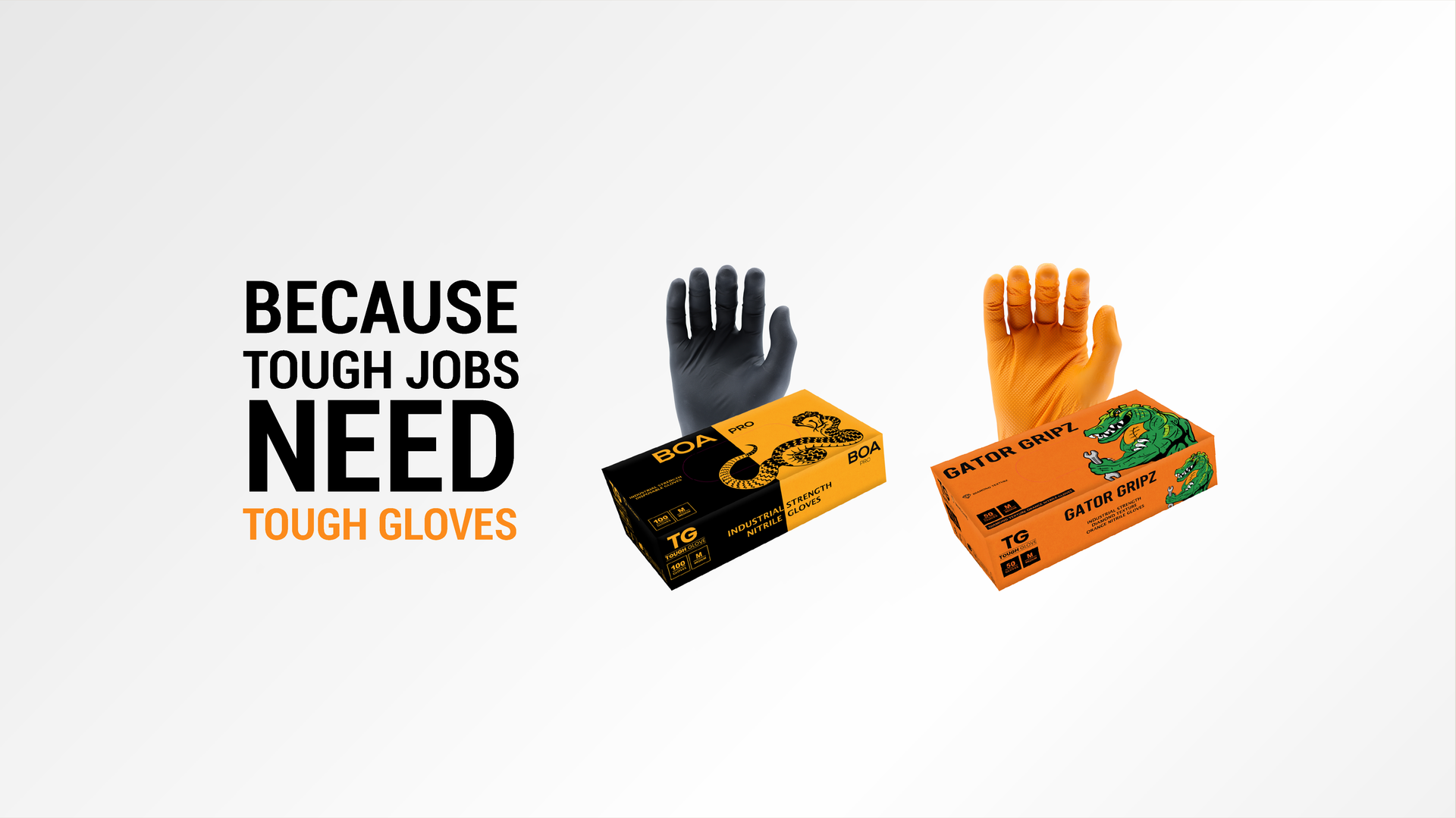 Tough Glove USA Premium Nitrile Gloves for Automotive & Industrial Use